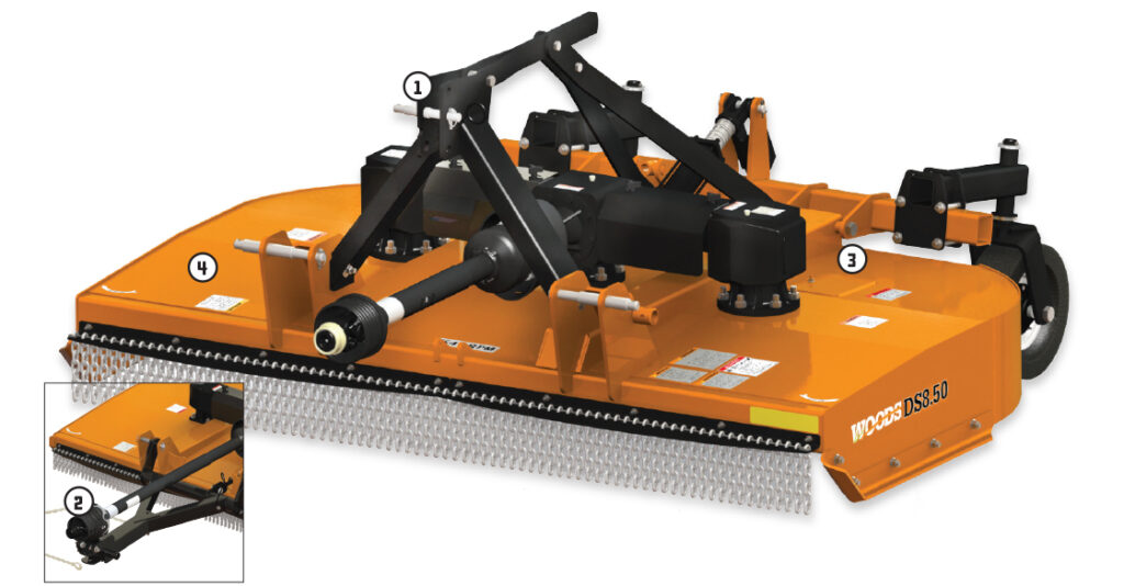 MDS10.40 3-point mounted Dual-spindle - Woods Equipment
